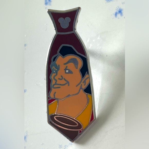 Disney | Accessories | Disney Gaston Hidden Mickey Villain Tie Pin ...
